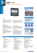 Centrale De Mesure DIRIS A-40 Ethernet - passerelle RS485 MODBUS - 3E ...